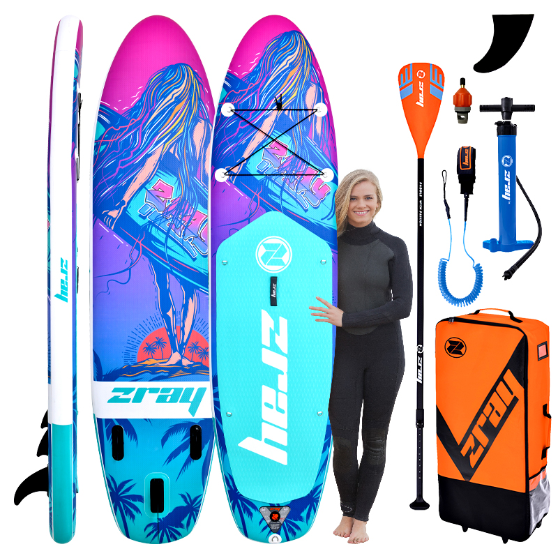 DESKA SUP QUEEN DO PŁYWANIA STAND UP PADDLE DMUCHANA POMPOWANA 320CM ...