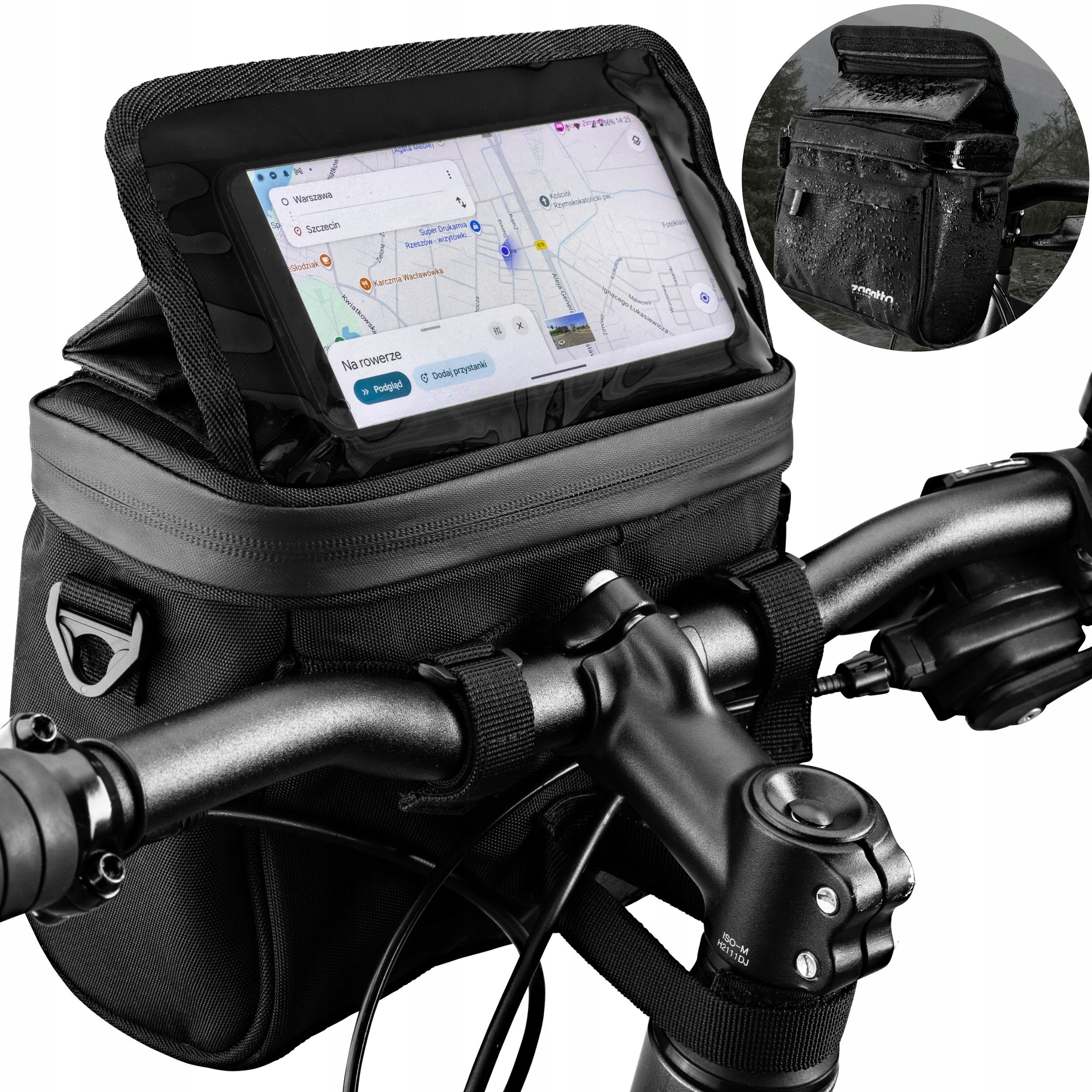 Uchwyt na telefon do roweru sakwa torba rowerowa wodoodporna etui ...