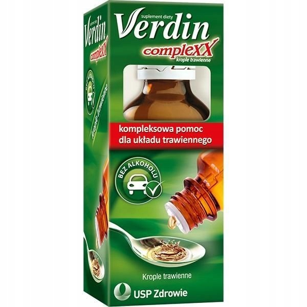 VERDIN Complexx Krople żołądkowe bez alkoholu 40ml 9190063589 - Allegro.pl