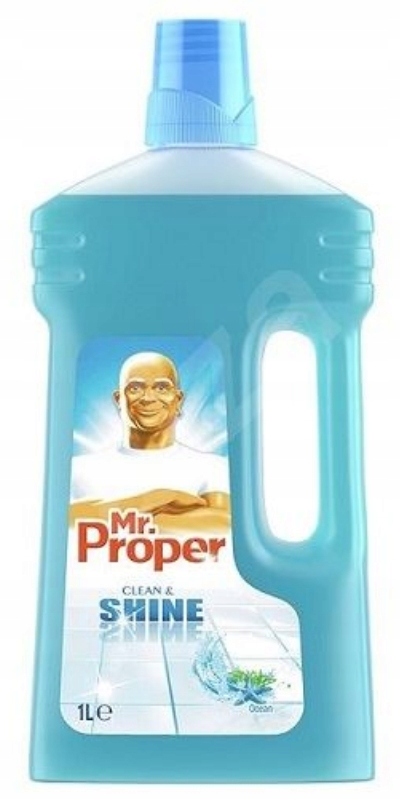 Mr. Proper 1L Płyn UNIWERSALNY Clean&Shine OCEAN 13854363782 - Allegro.pl