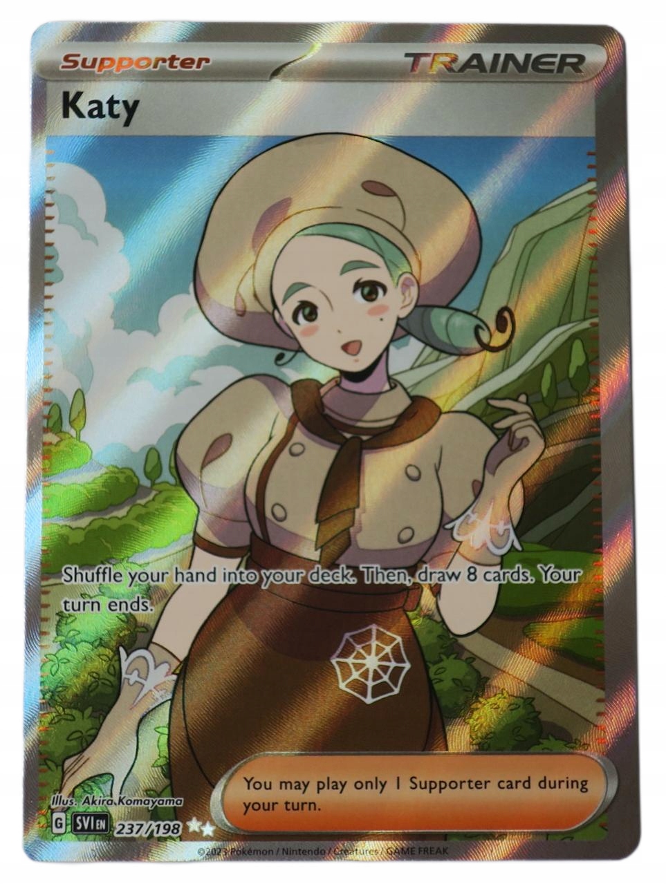 ORYGINALNA KARTA POKEMON SCARLET & VIOLET KATY SVI 237/198 ULTRA RARE ...