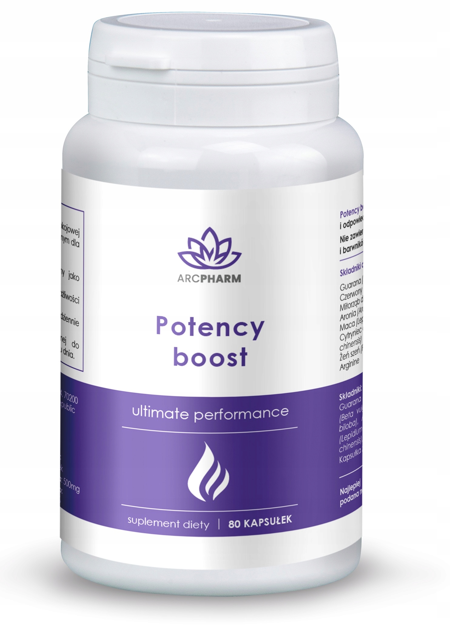 TABLETKI NA POTENCJĘ EREKCJĘ POTENCY BOOST 80szt (5907694889711) • Cena ...