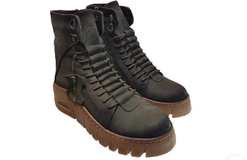 VENEZIA BUTY DAMSKIE G2351470K22 KHAKI ROZ 40 • Cena, Opinie • Botki ...
