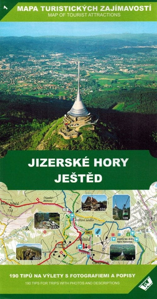Góry Izerskie, Jested 1:50 000. Mapa atrakcji turystycznych 1. Wander ...