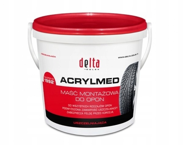 PASTA DO MONTAŻU OPON DELTA CZERWONA 4 KG DELTA4C 5905669920025 za 84 ...