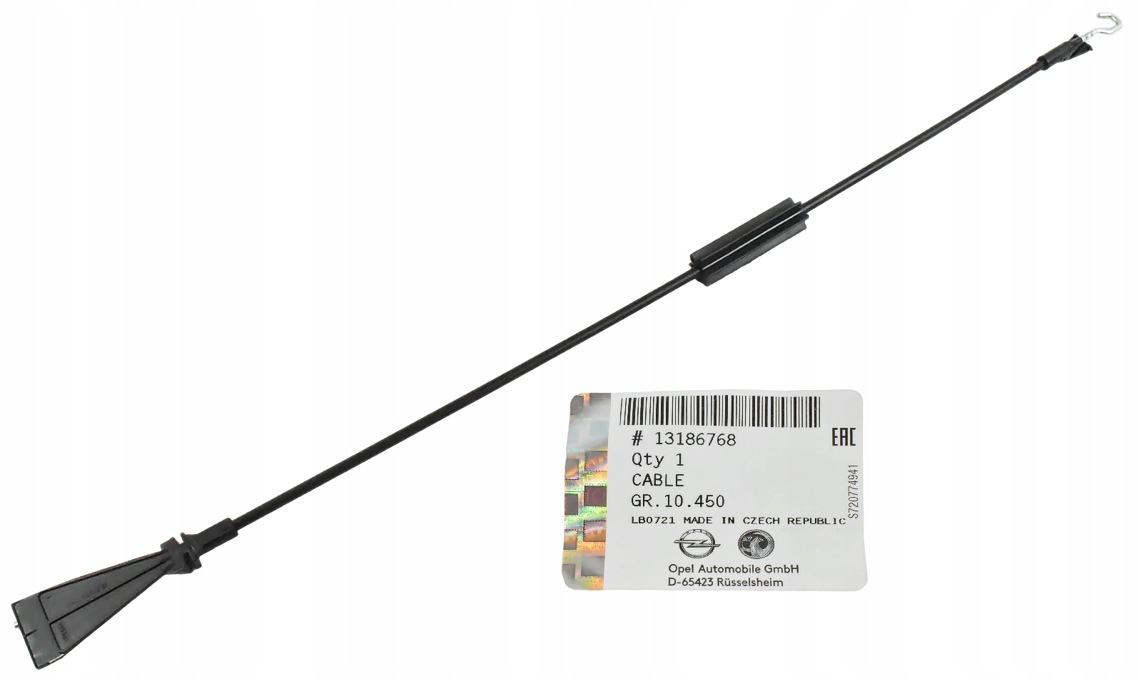 OE OPEL 13186768 CIĘGNO LINKA KLAMKI PRZÓD CORSA D 5-DRZWI ORYGINAŁ ...