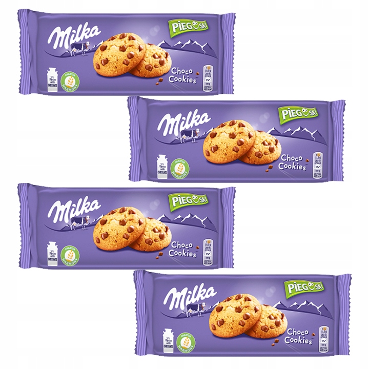 MILKA CIASTECZKA PIEGUSKI CHOCO 135G-4szt (5906747312107) • Cena, Opinie • Ciastka kruche ...