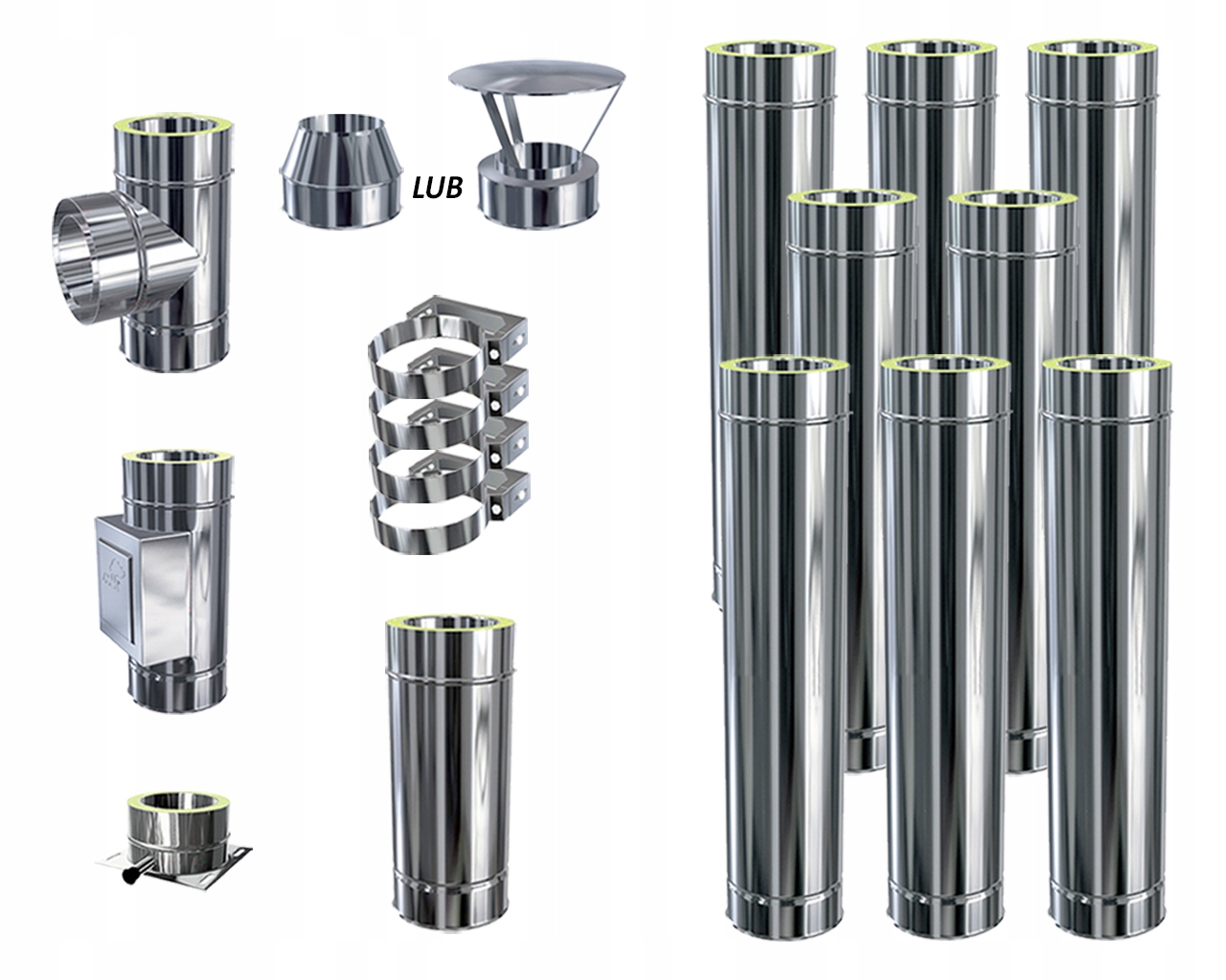 KOMIN IZOLOWANY 9,5 m Fi 160 piec na WĘGIEL rdzeń 0,8 V3 ZEWNĘTRZNY • Cena, Opinie • Systemy ...