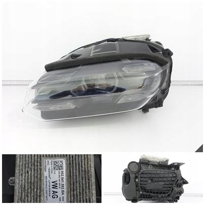 PORSCHE TAYCAN 9J1 LAMPA FULL LED MATRIX SYSTEM PDLS+ EXC LEWA PRZÓD ...