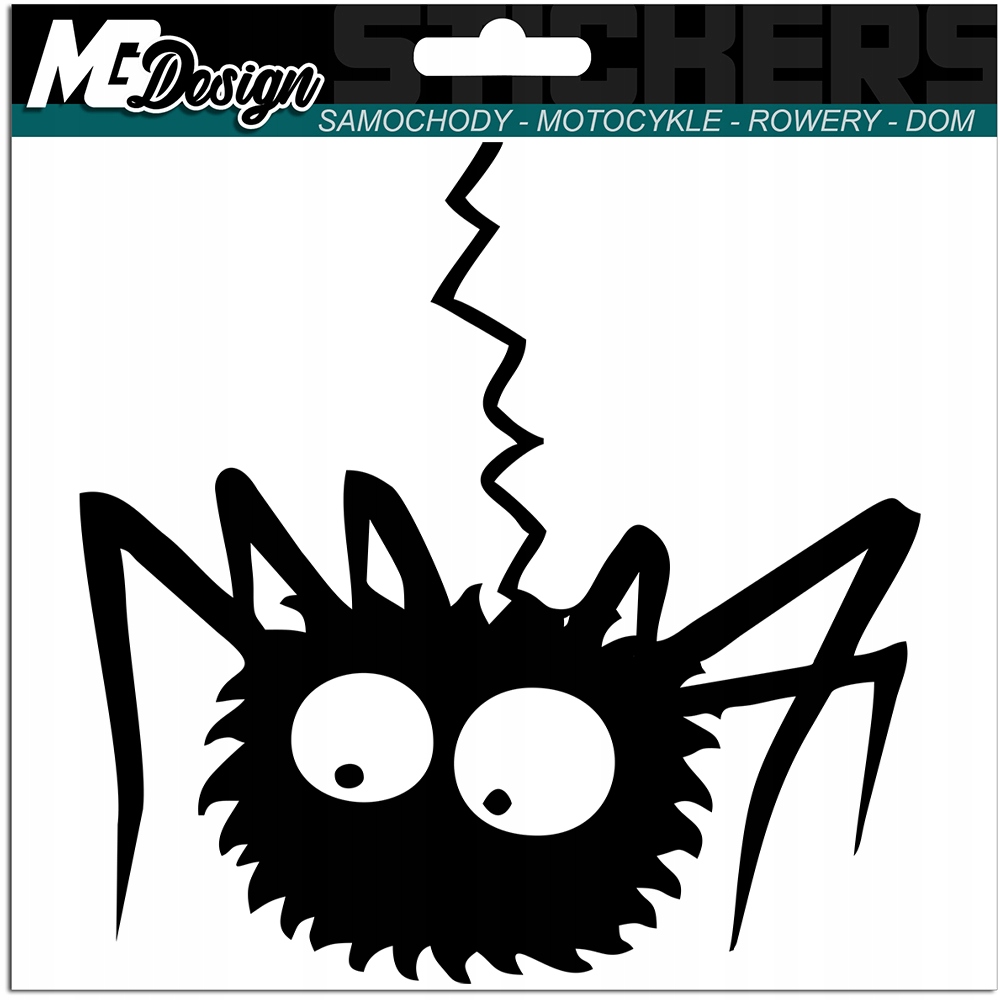 SAMOLEPKA na auto PAVOUK SPIDER PAVUČINA 15x15 za 125.00CZK - Allegro