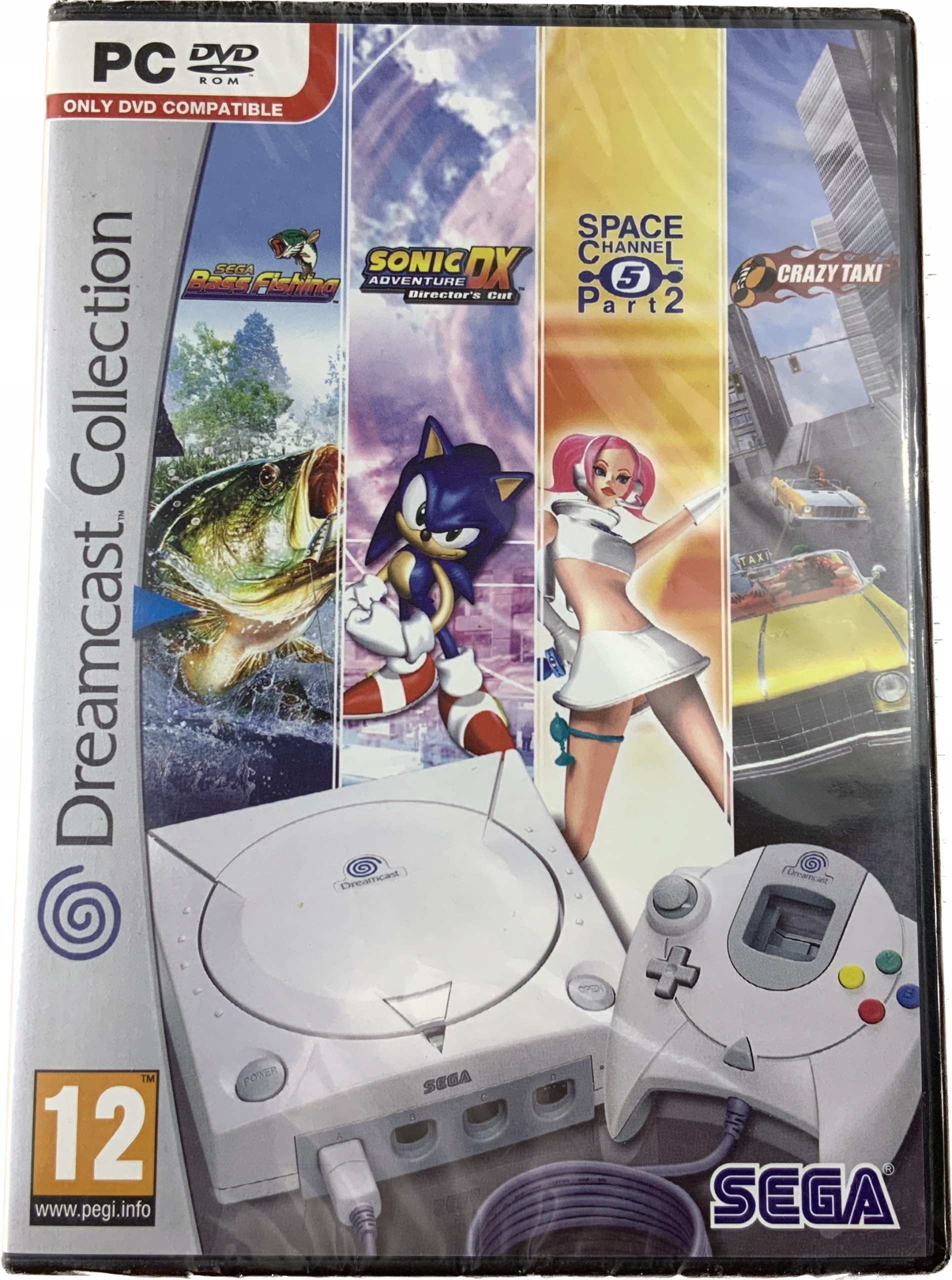 DREAMCAST COLLECTION: SONIC ADVENTURE DX - CRAZY TAXI - SPACE CHANNEL 5 PART 2 - SEGA BASS ...