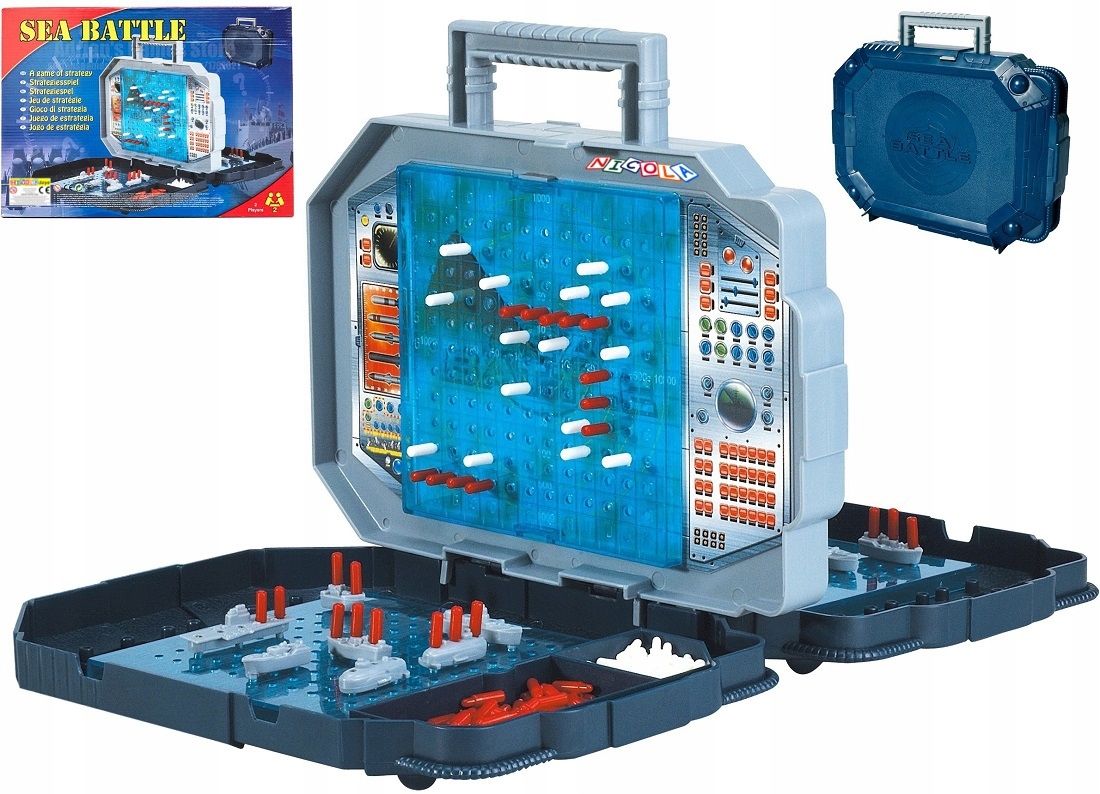 STRATEGICZNA GRA W STATKI OKRĘTY W WALIZCE 2518 - Stan: nowy 64,99 zł ...