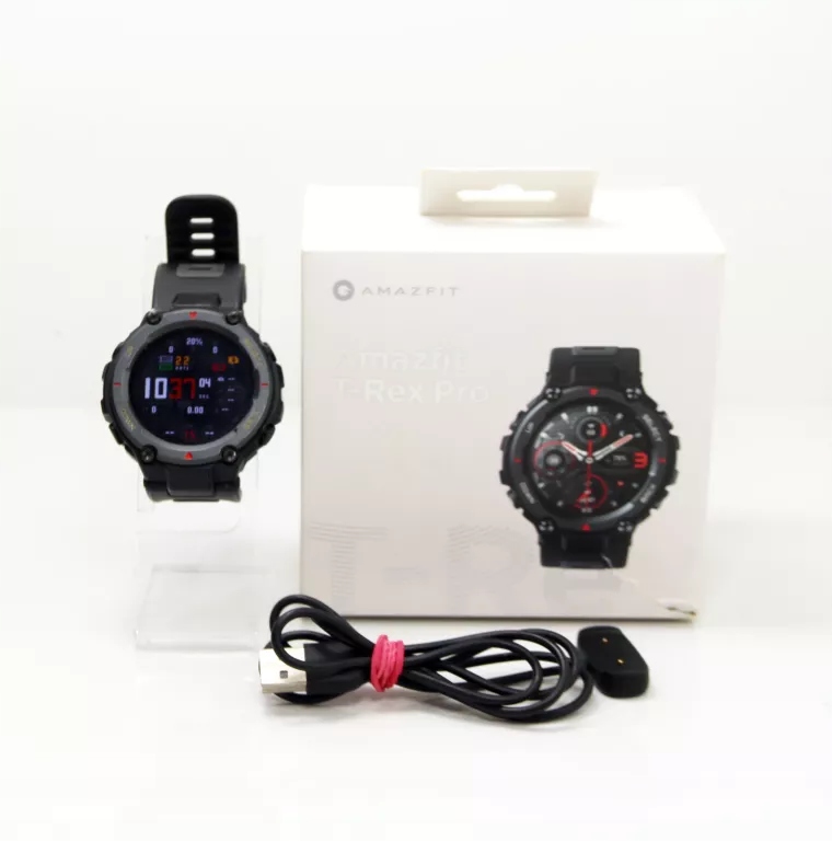 SMARTWATCH AMAZFIT T-REX PRO SZARY - Sklep, Opinie, Cena w Allegro