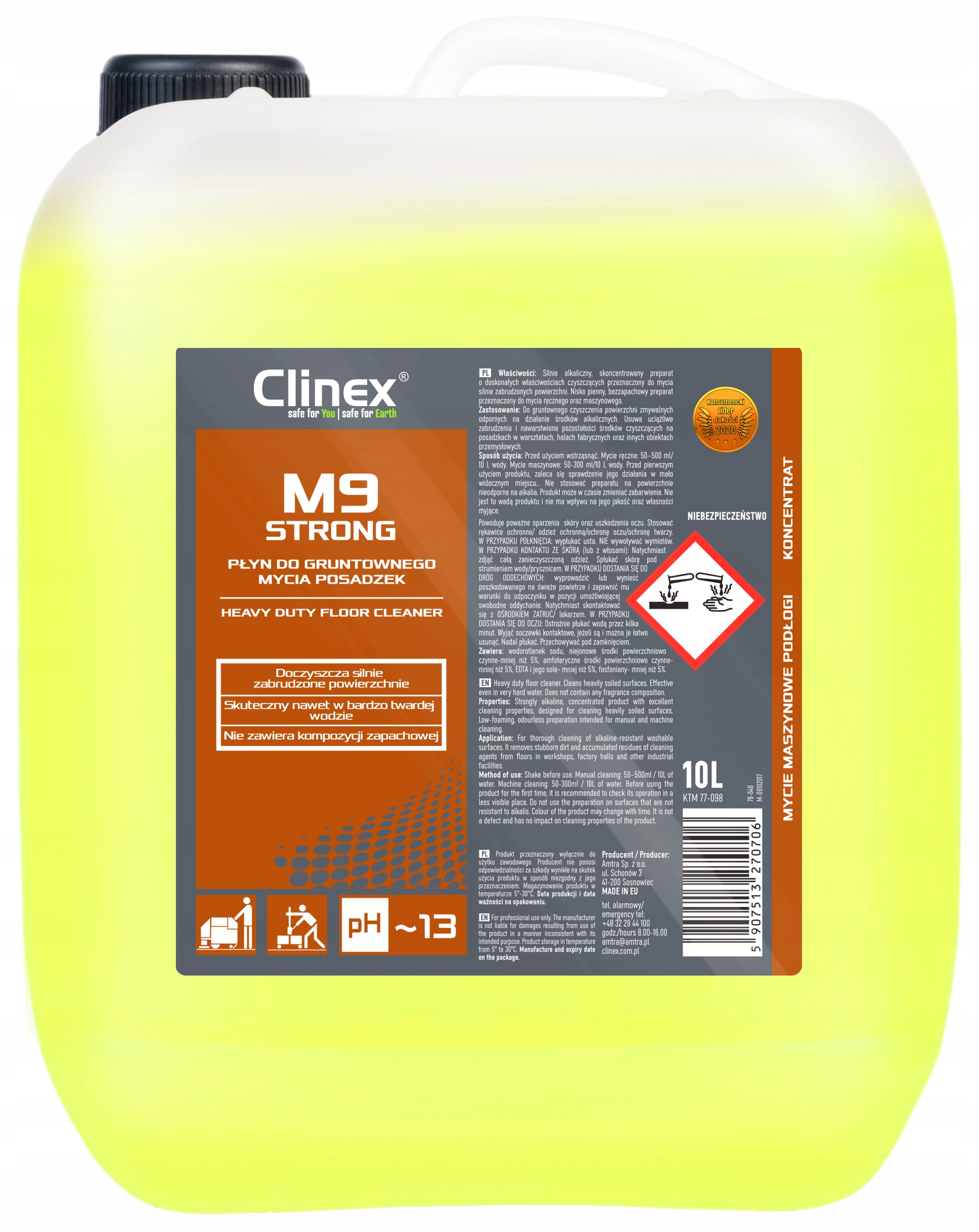Clinex M9 5l - Chemia profesjonalna ﻿ na Allegro - Sklep internetowy