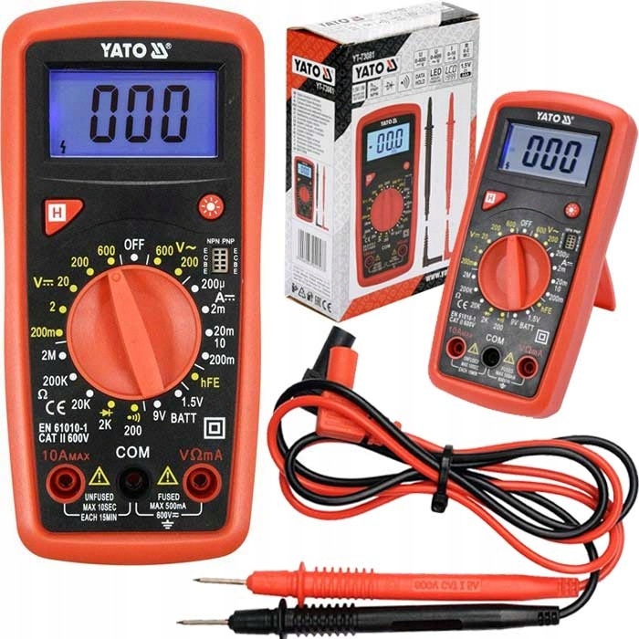Multimetr ręczny Yato YT-73081 - Sklep, Opinie, Cena w Allegro