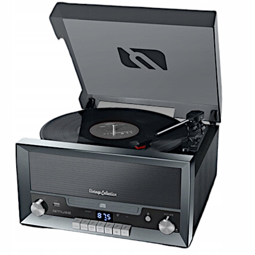 GRAMOFON STEREO 33/45/78 RADIO FM ODTWARZACZ CD USB MOC 20W MUSE MT-110 DS - porównaj ceny ...