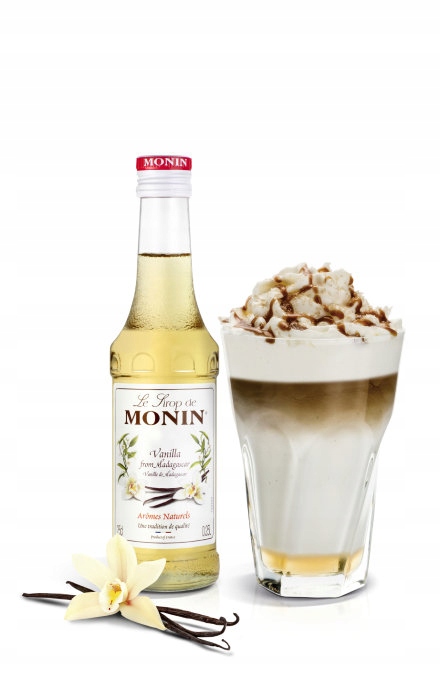 Syrop do kawy MONIN VANILLE - waniliowy 250 ml (3052910013776) • Cena ...