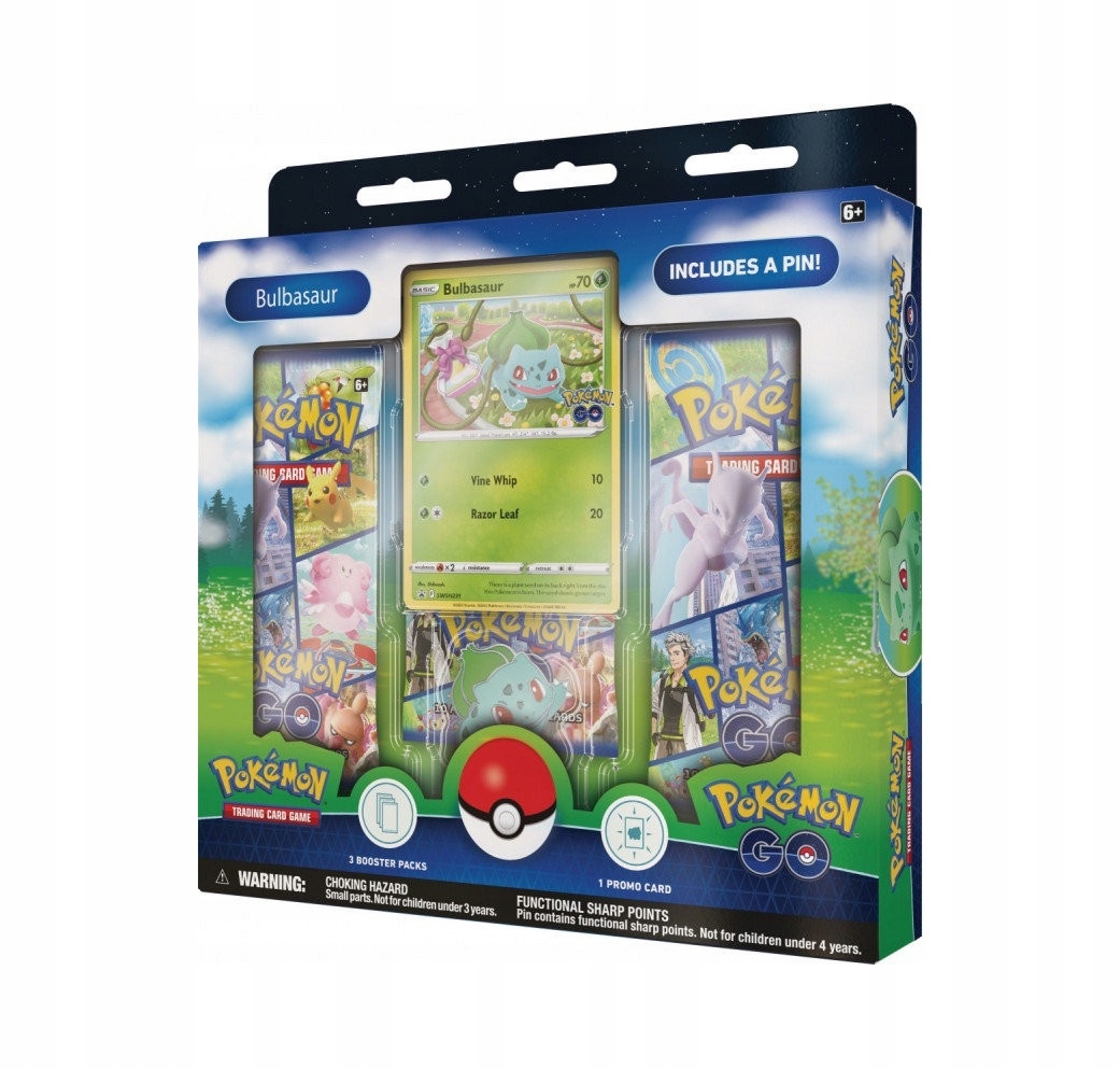 Pokémon TCG: Pokémon GO Pin Collection Bulbasaur • Cena, Opinie - Allegro