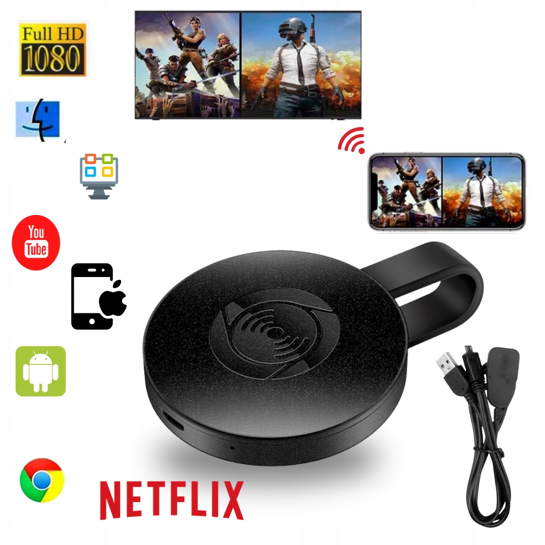 ANYCAST G2 ADAPTER TV WIFI HDMI AIRPLAY MIRACAST - Sklep, Opinie, Cena ...