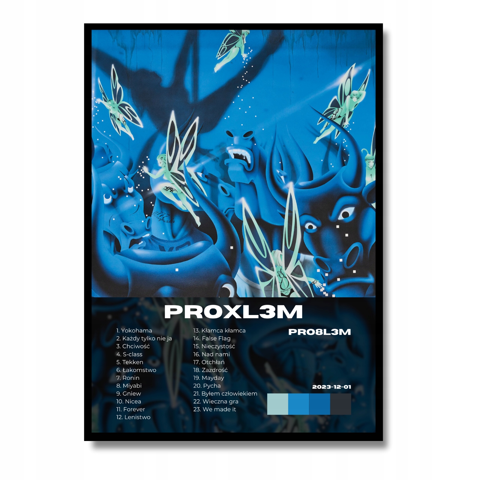 Plakat Pro8l3m Problem PROXLEM Prezent album rama w ramce na ścianę ...