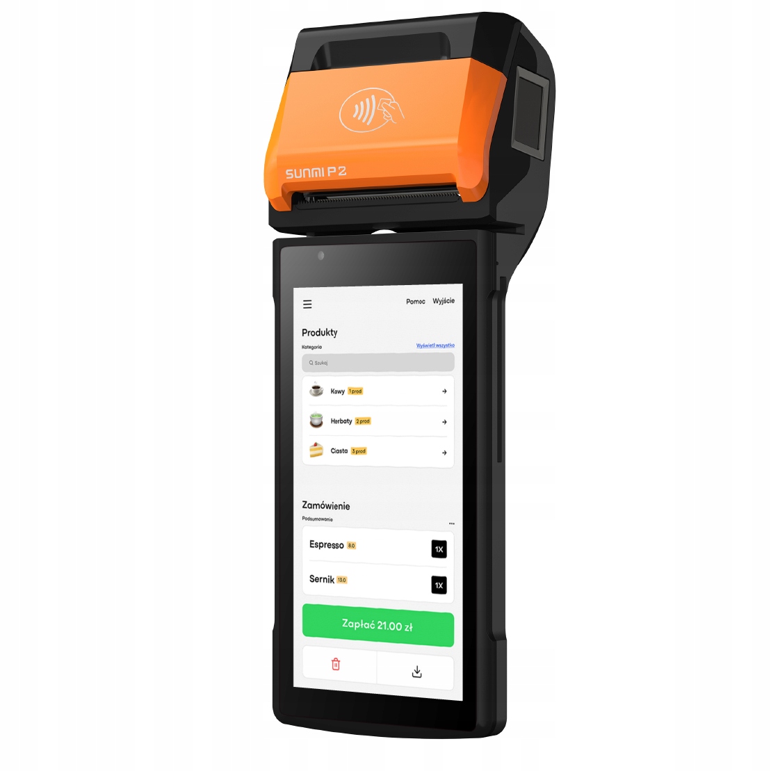 Kasoterminal Nomee P2, kasa fiskalna, terminal płatniczy, wszystko w jednym • Cena, Opinie ...