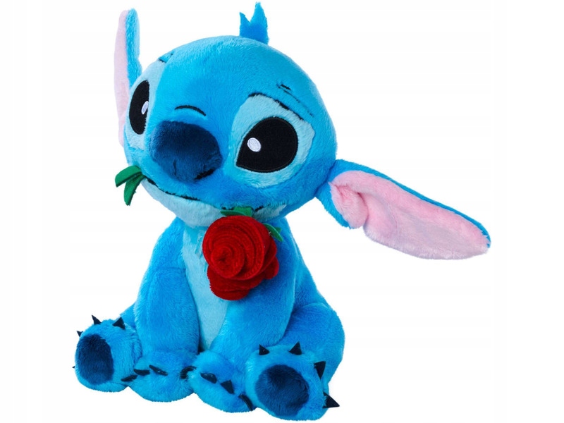 Maskotka SIMBA Disney Stitch z różą 6315870178 (5400868030648) • Cena ...