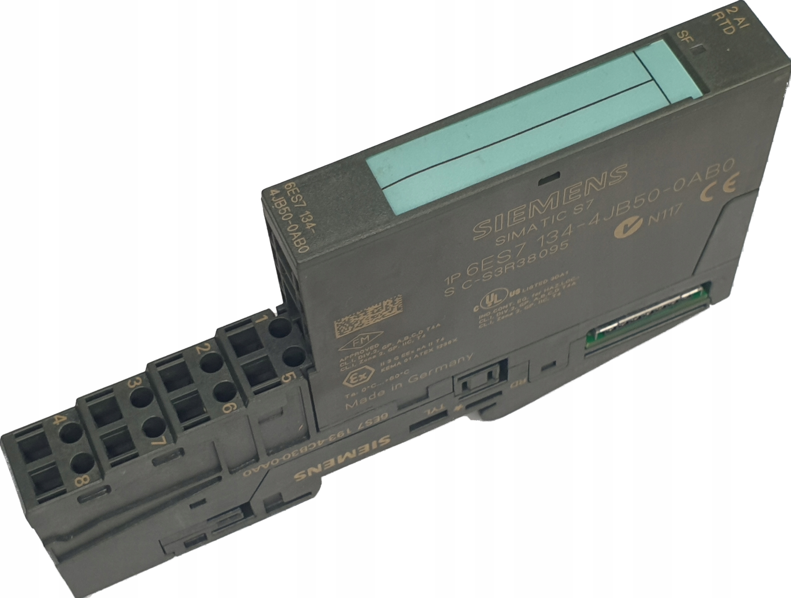 moduł analogowy SIEMENS SIMATIC S7 ET200S 2 AI RTD * 1P 6ES7 134-4JB50-0AB0 (134-4JB50-0AB0 ...