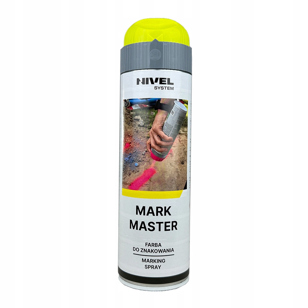 Farba geodezyjna Nivel System fluorescencyjny, żółty 500 ml ...