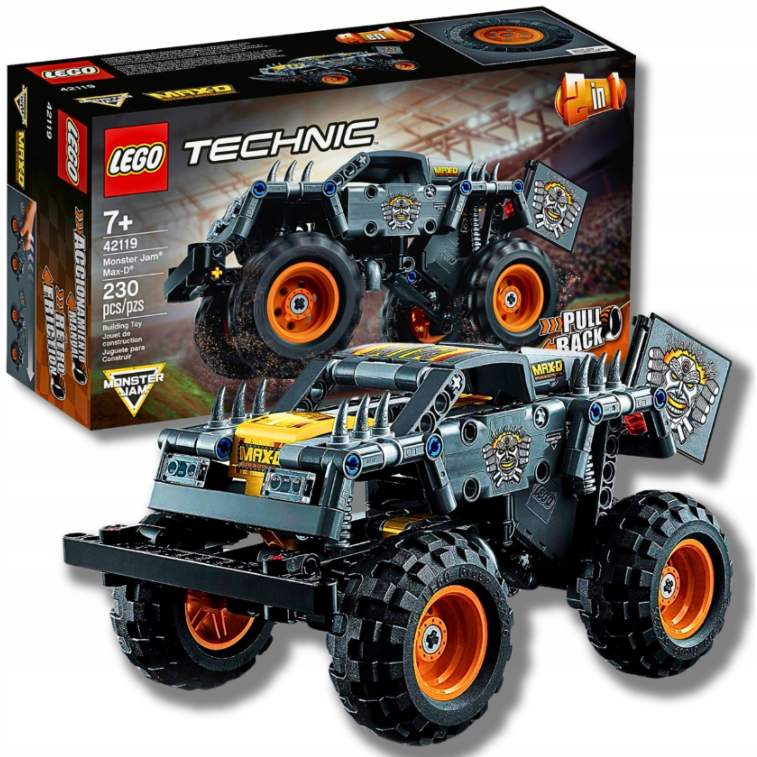 LEGO 42119 TECHNIC Monster Jam Max-D MEGA truck kocky NOVÁ SADA za 34 ...
