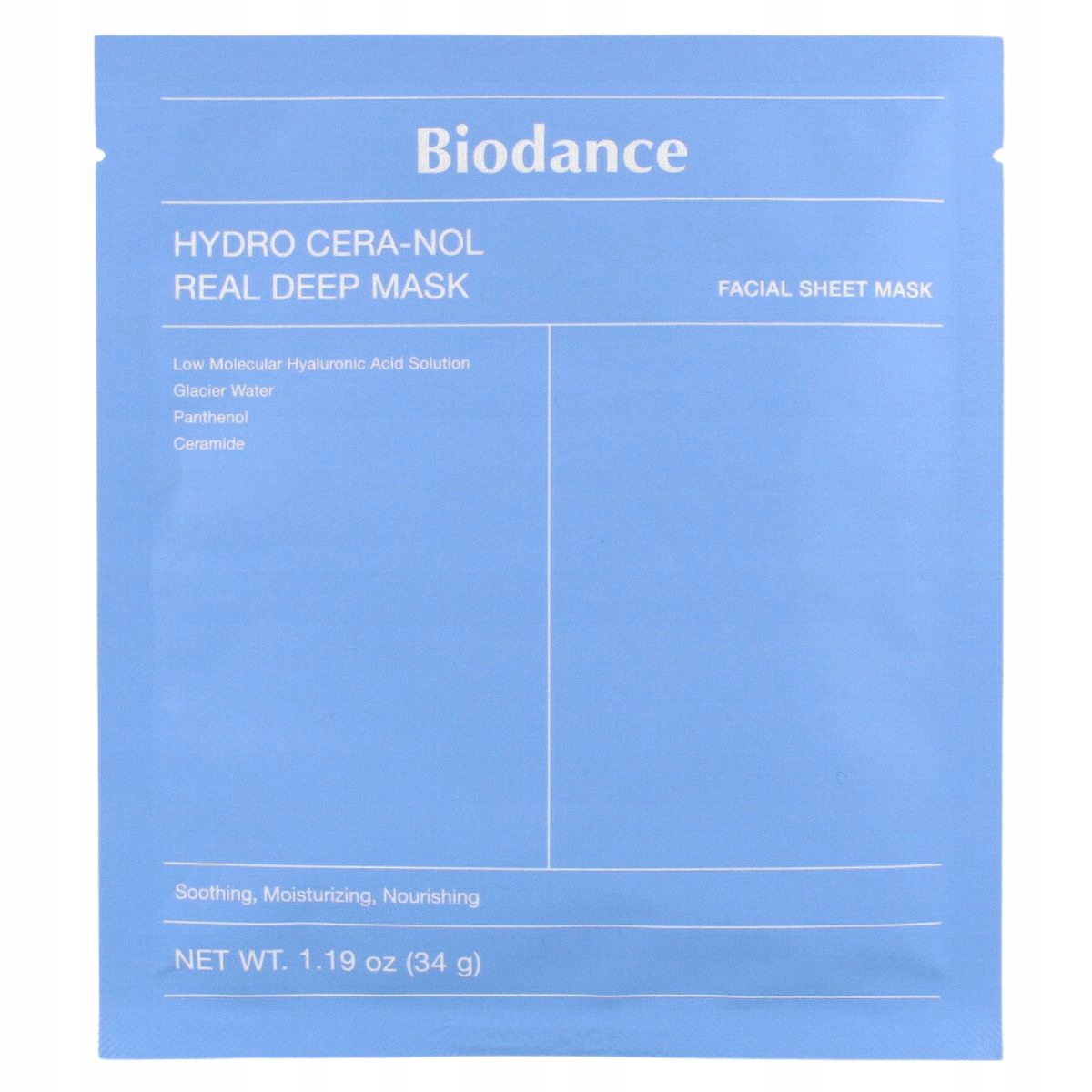 ×4 BIODANCE Hydro Cera-nol Real Deep Mask, 34g - maska nawilżająca (7315917118582) • Cena ...