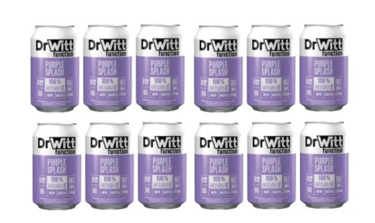 DR WITT PURPLE SPLASH / NAPÓJ GAZOWANY W PUSZCE O SMAKU GRUSZKI I LAWENDY - 15166299766 - Allegro.pl