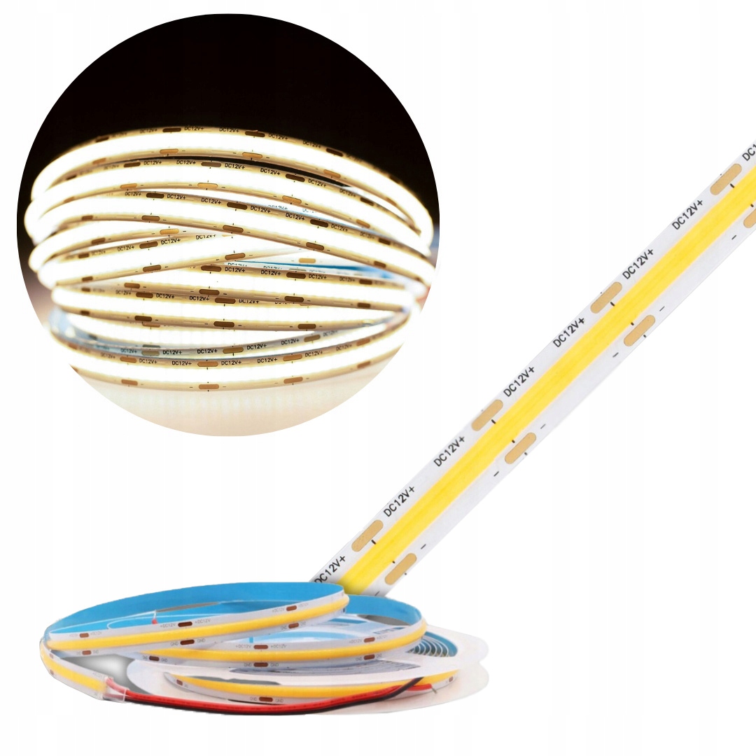 Taśma LED Ecolight 5m 45W 12V DC biały neutralny IP67 (5905036204154 ...