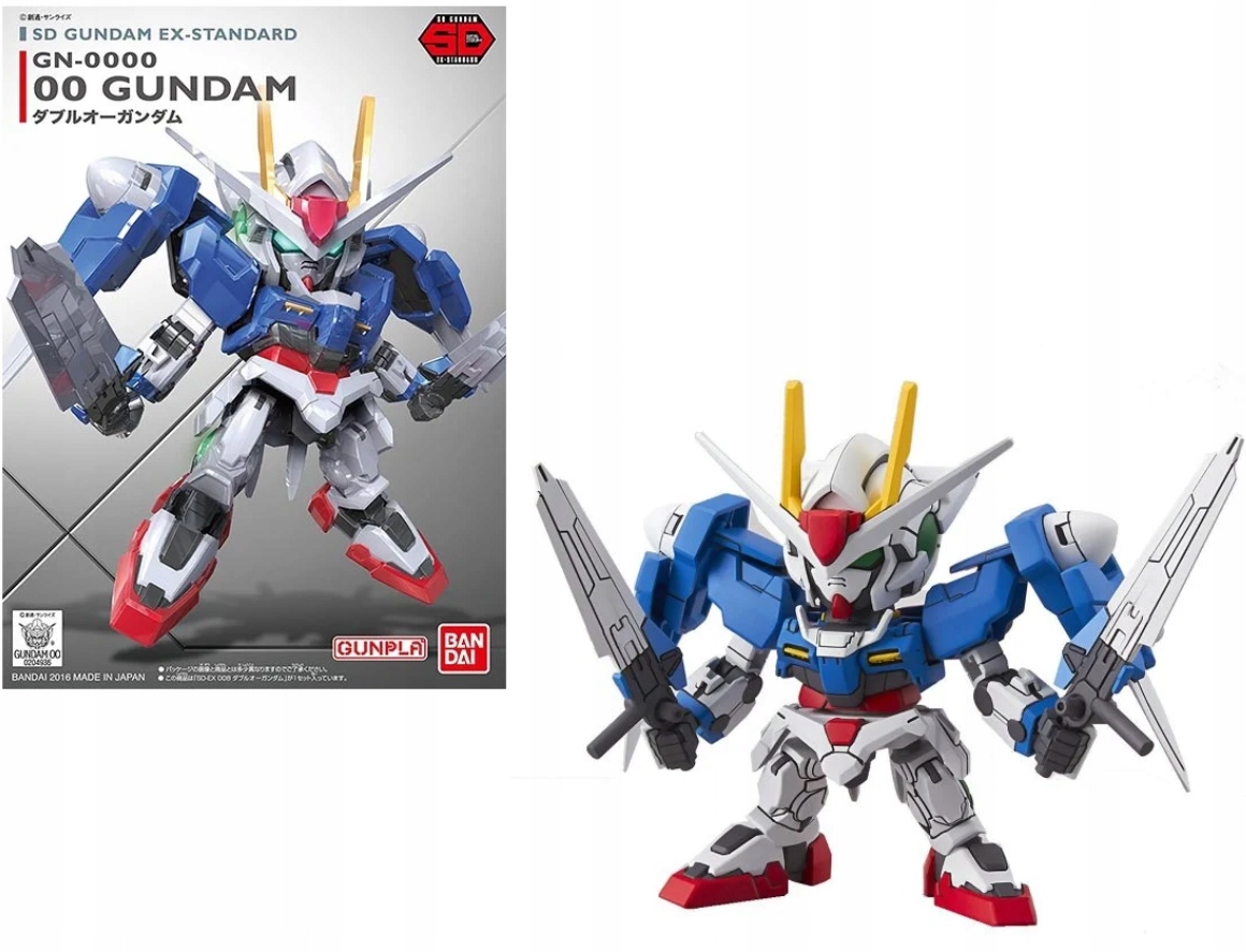 GUNDAM - SD Gundam Ex-Standard 008 OG Gundam - Model Kit 8cm ...