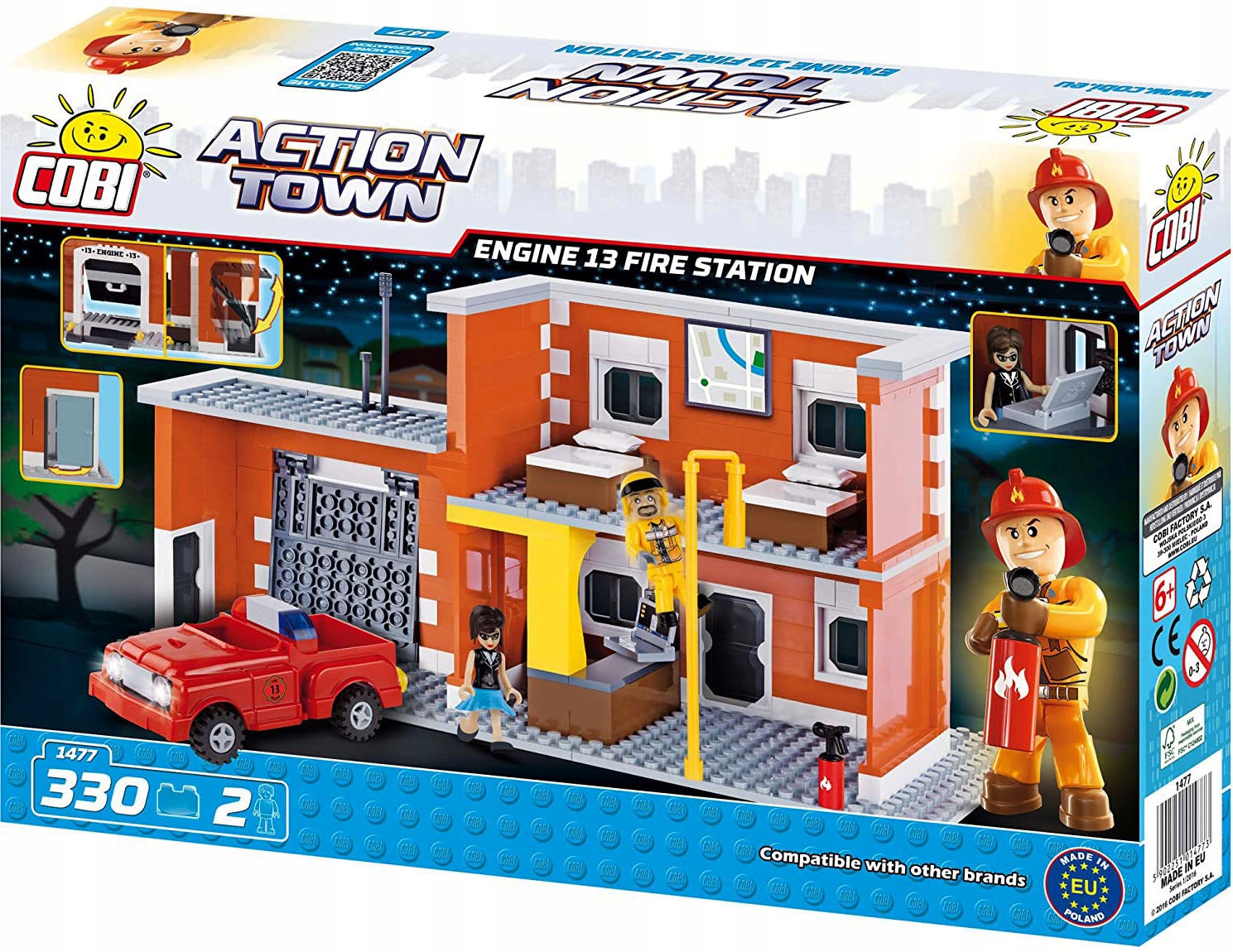 Cobi Action Town Remiza straży pożarnej 1477 - porównaj ceny - Allegro.pl