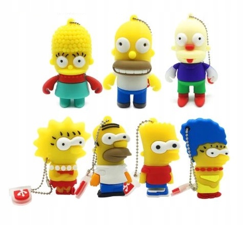 Pendrive 8gb Simpsons Simpsonowie w Pamięci przenośne - Dyski i napędy ...