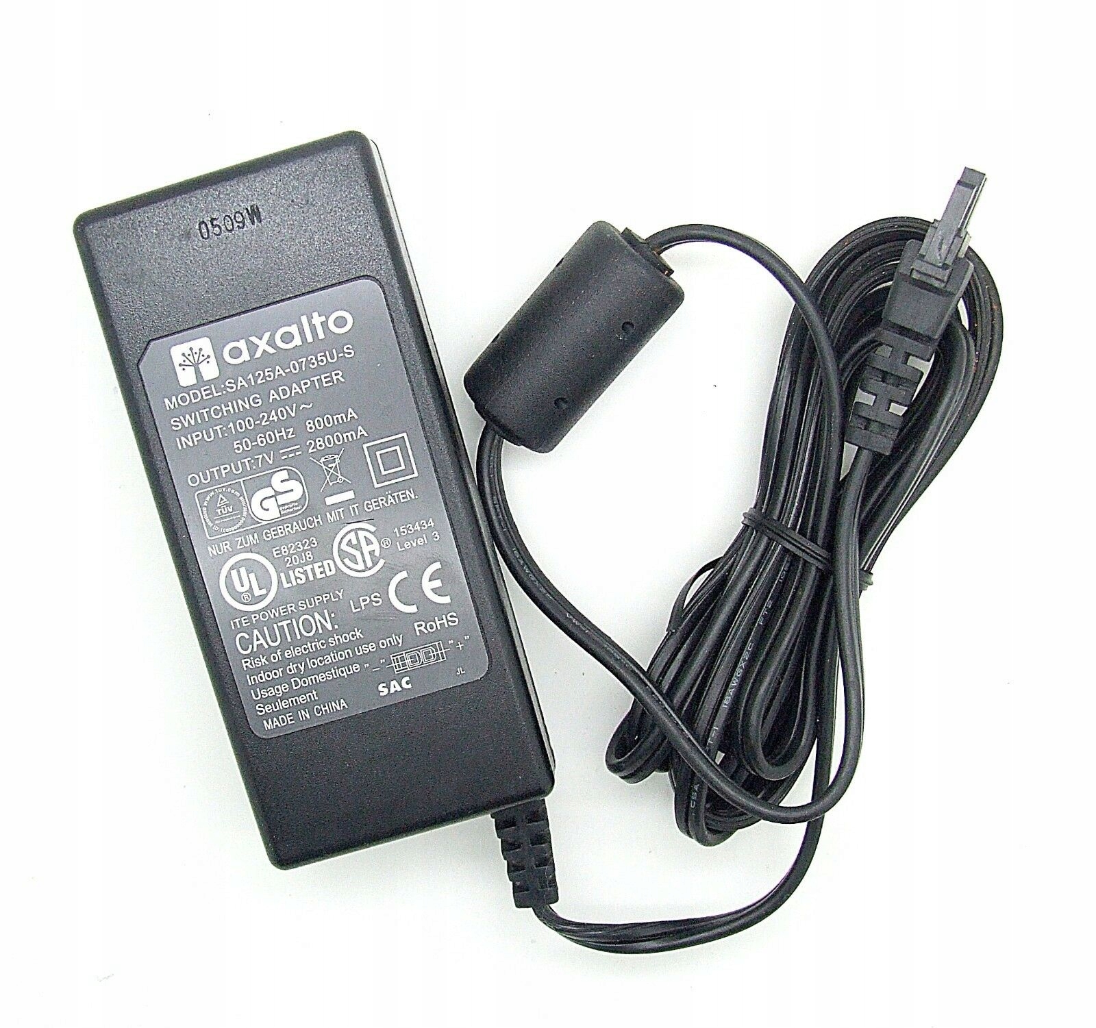 Zasilacz AC/DC AXALTO SICO 7V 2.8A 20W do Zabawek - Sklep, Opinie, Cena ...