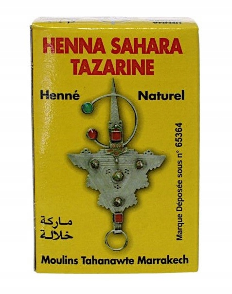 Oryginalna marokańska Henna Sahara Tazarine Ruda 100g (6111249590017 ...