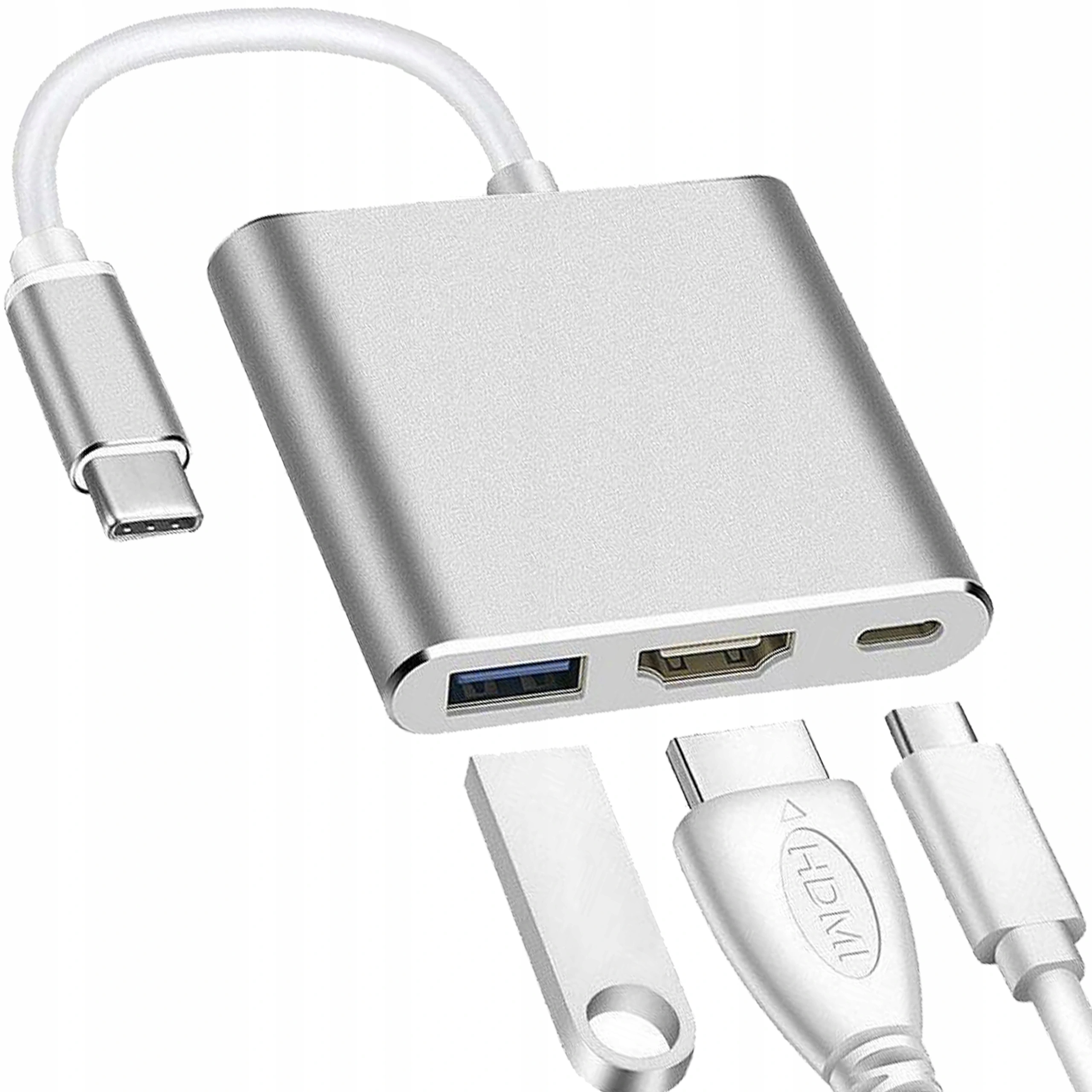 Adapter USB-C na HDMI USB USB-C do Huawei P20/ Pro - Sklep, Opinie ...