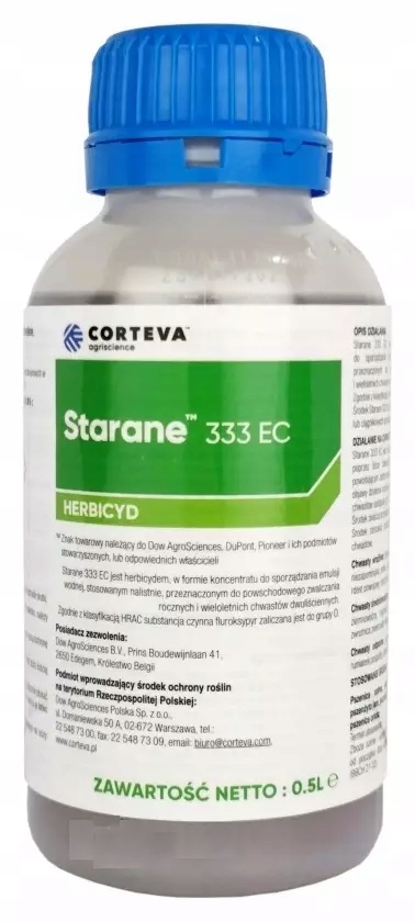 Starane 333 EC 0,5l CORTEVA fluroksypyr, chwasty dwuliścienne ...