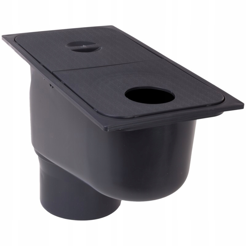 Osadnik rynnowy DOLNY 110 CZARNY wpust deszcz ...rv256 (5903792659928 ...