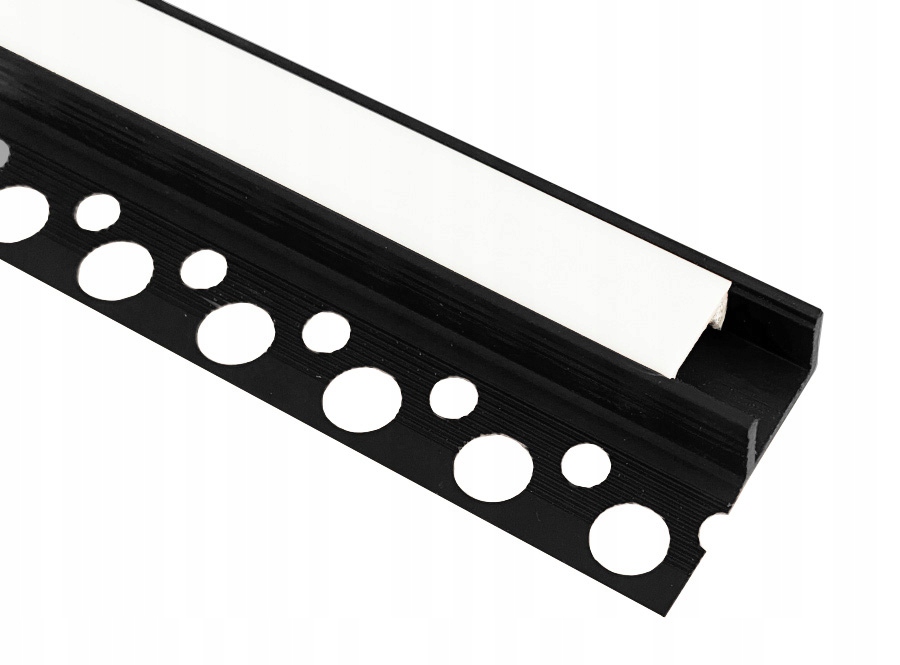 PROFIL LED Wpuszczany PODPŁYTKOWY GK CZARNY 1 METR (5903715414726 ...