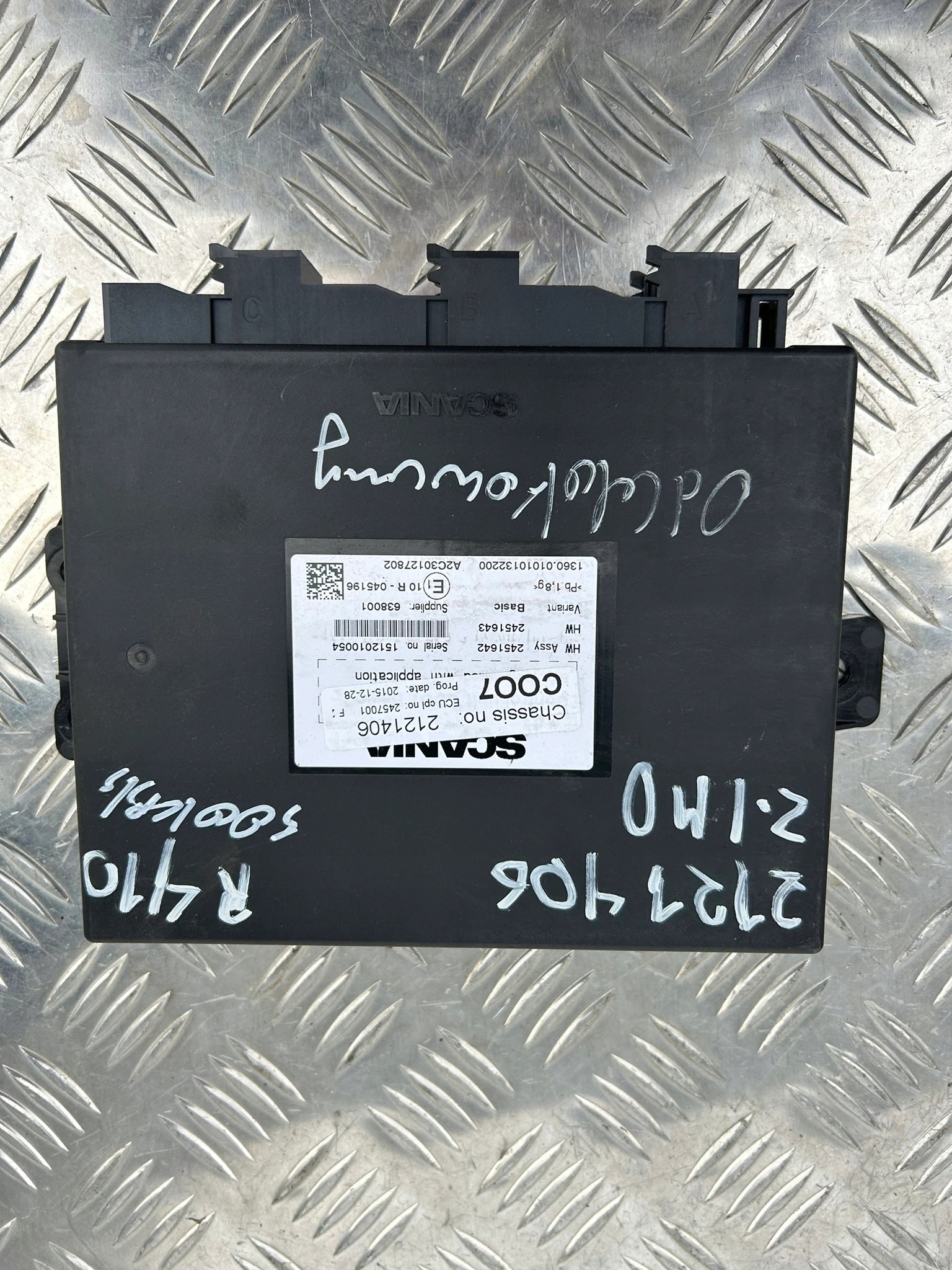 STEROWNIK KOMPUTER ECU COO7 SCANIA NTG za 1107.00PLN z Konin - Allegro ...