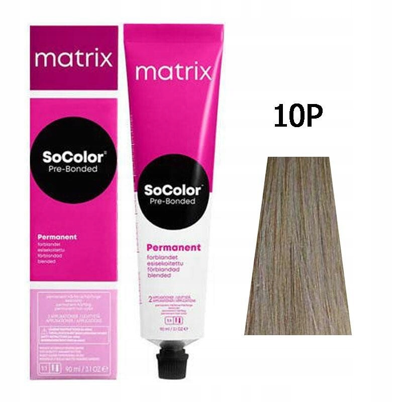 MATRIX SOCOLOR PRE-BONDED PERMANENT FARBA DO WŁOSÓW 10P 90ML ...