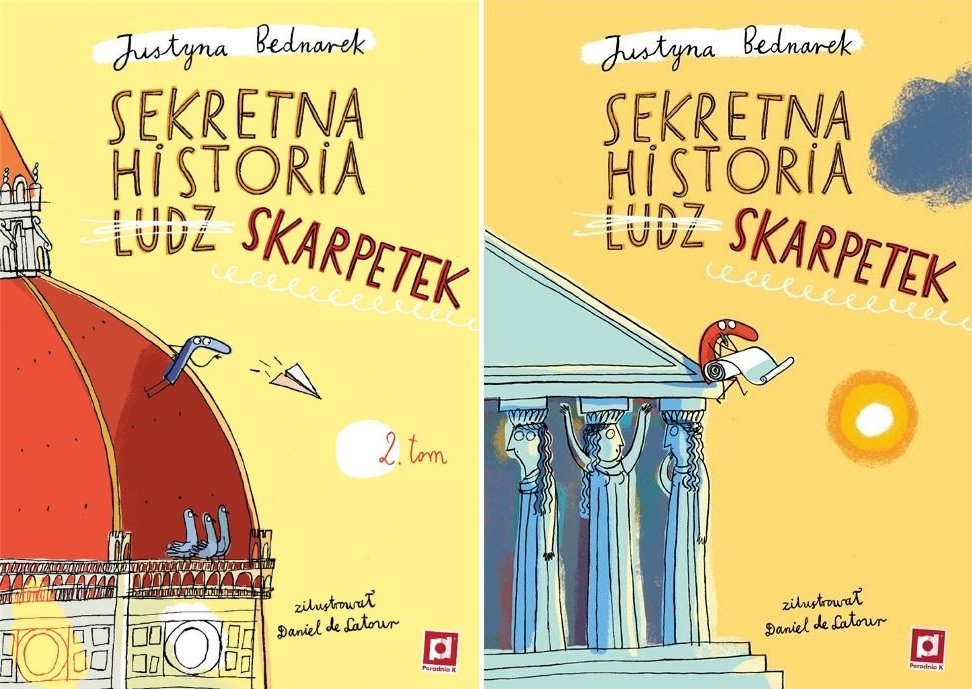 Sekretna historia ludz... skarpetek Justyna Bednarek Książki dla dzieci (13863667769) | Allegro