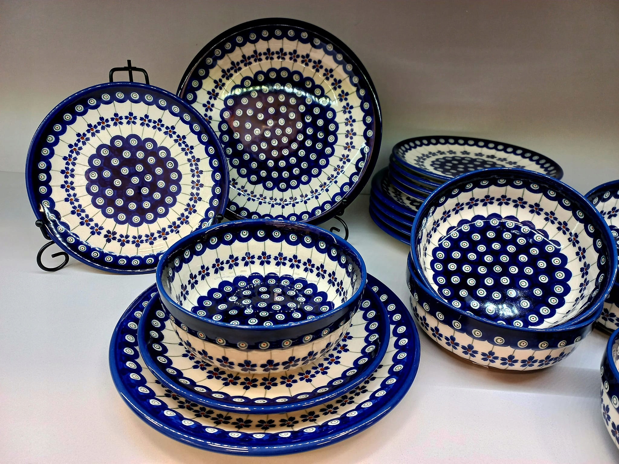 ZESTAW/ serwis OBIADOWY 18EL DEK 166 GAT1 CER BOLESŁAWIEC (GU-833A/166A ...