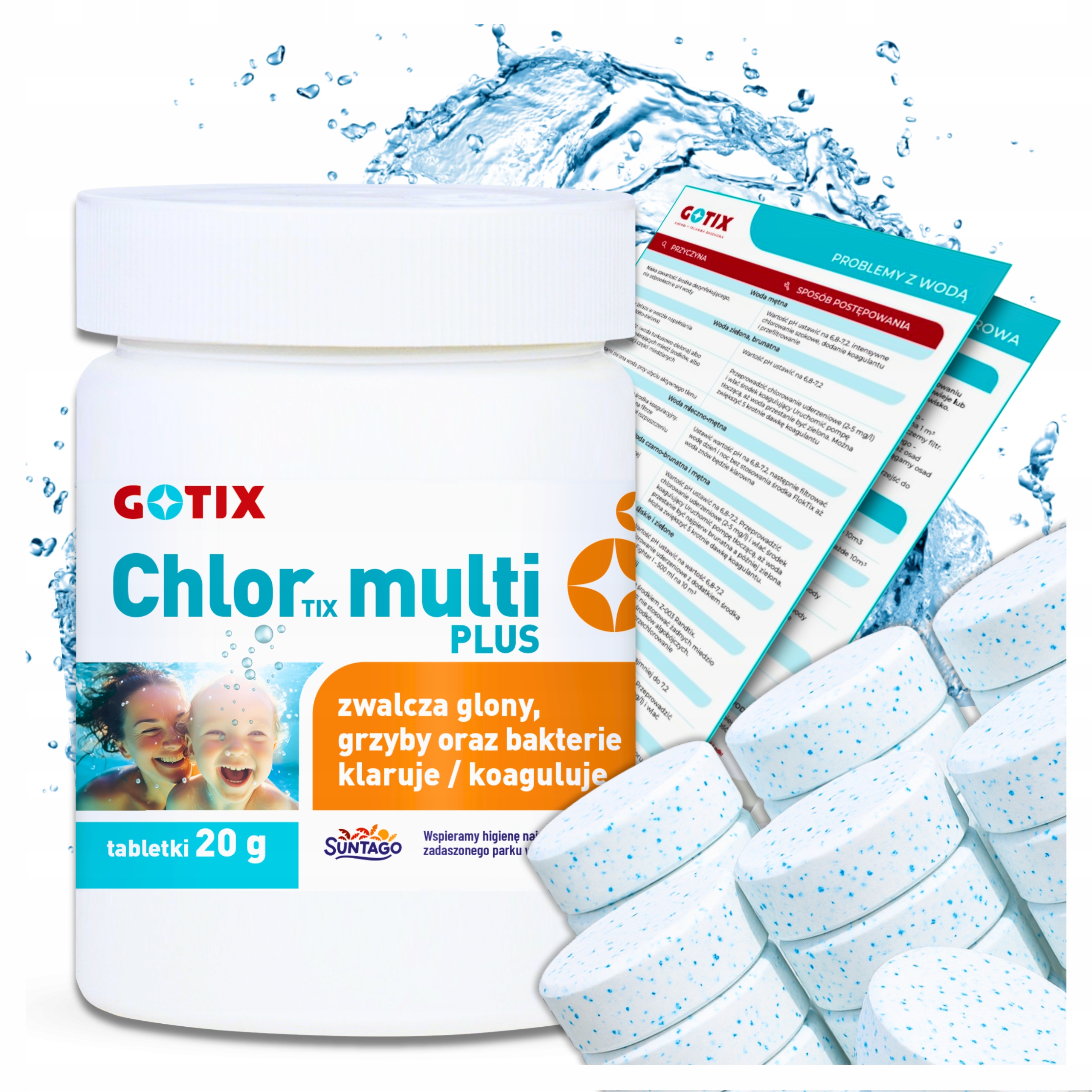 Chlor tabletki Gotix 0,5 kg (5905478001939) • Cena, Opinie • Chemia ...