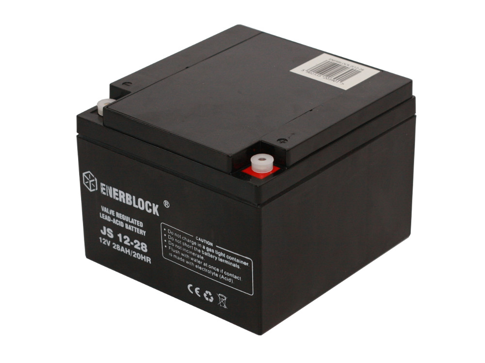 AKUMULATOR AGM ENERBLOCK JS12-28 12V 28Ah - Sklep, Opinie, Cena w Allegro.pl