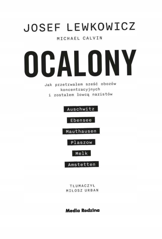 Ocalony Josef Lewkowicz, Michael Calvin - porównaj ceny - Allegro.pl