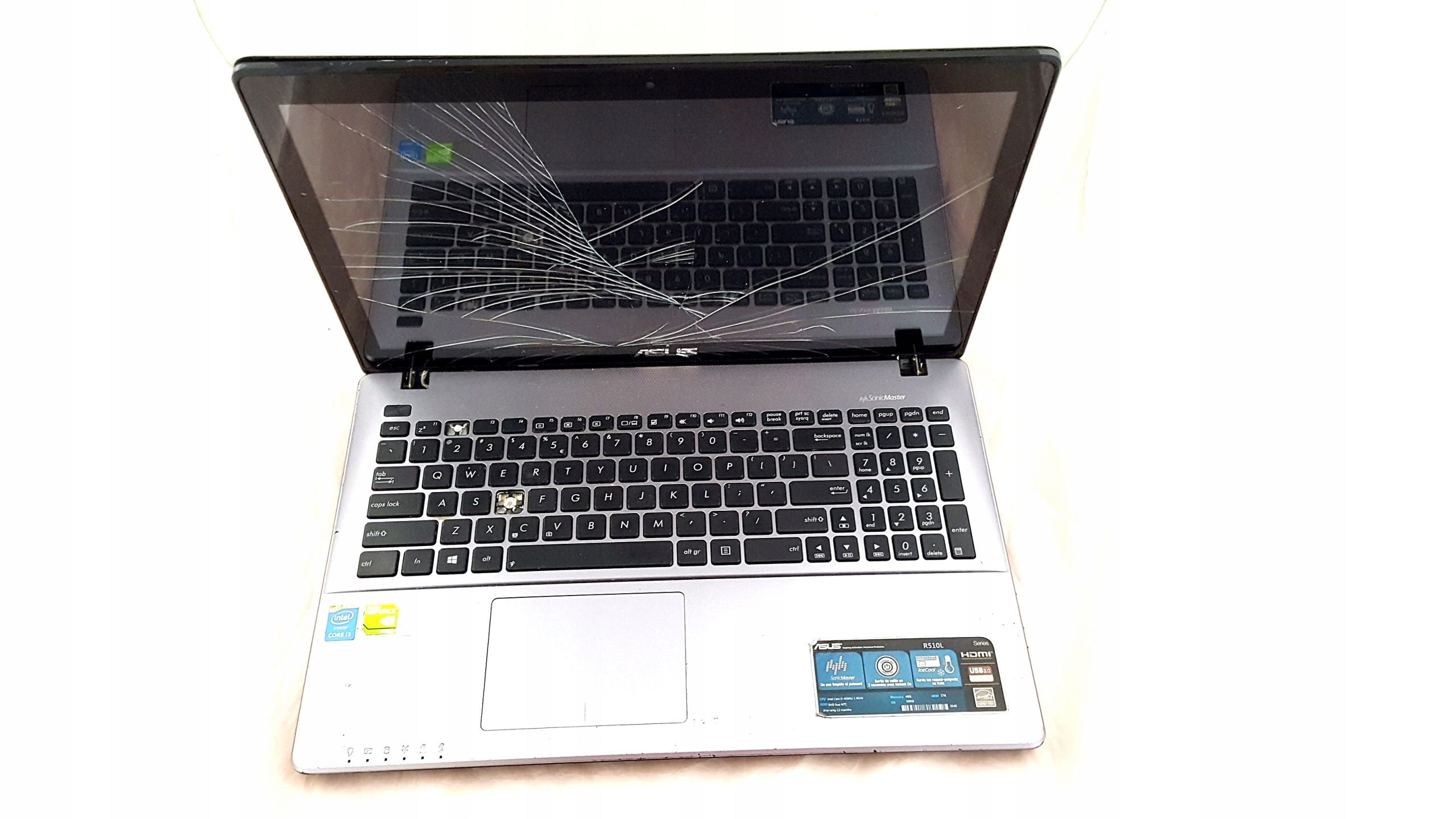 Laptop ASUS R510L USZKODZONY - Sklep, Opinie, Cena w Allegro.pl
