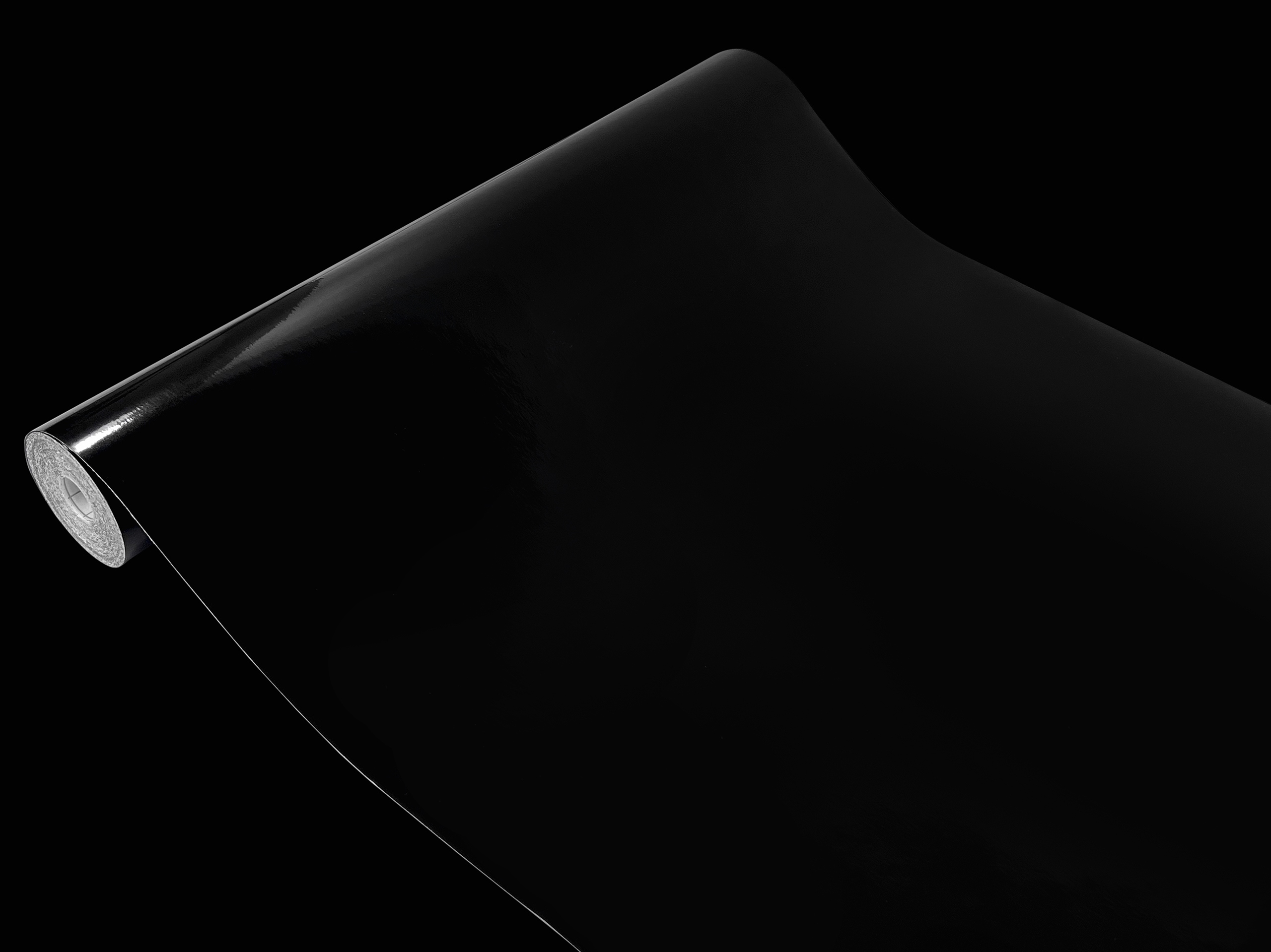 Folia PCV Dekoracyjna Na Szafy Stół Blat Okleina Meblowa Czarna ...